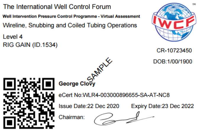 About Us | IWCF IADC Well Control Training School | RIG GAIN